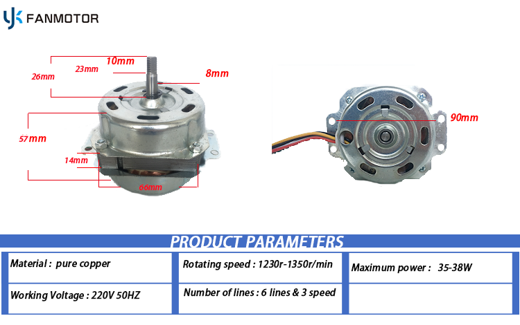 Ac box Fan Motor from China manufacturer - Guangzhou Yuexun Electric ...